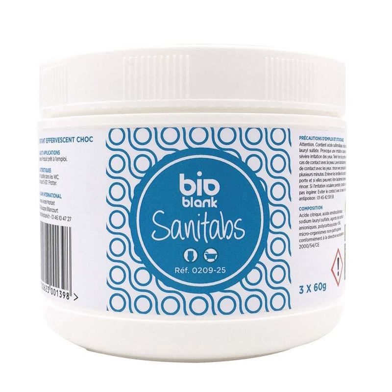 Sanitabs détartrant toilettes Bio Blank Home - Vern'éco